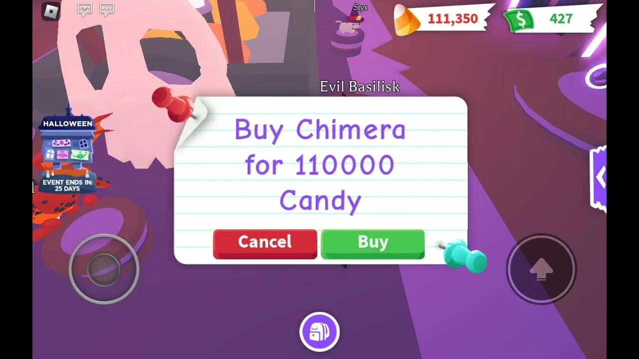 I got the chimera pet in adopt me! | Part 1 Buying the chimera - YouTube