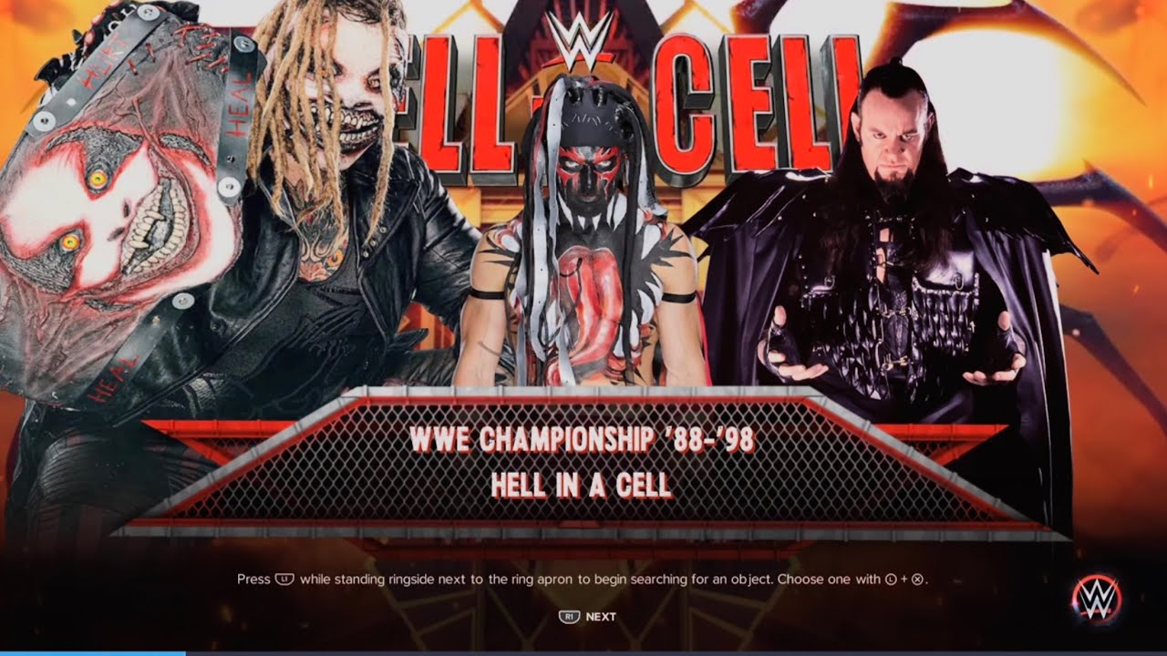 WWE 2K23 The Fiend Bray Wyatt Vs Demon Finn Balor V Ministry Undertaker ...
