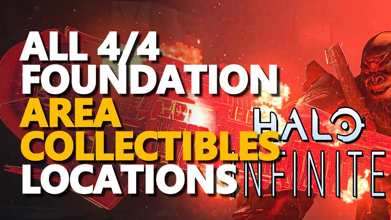 All Foundation Area Collectibles Halo Infinite Locations - YouTube