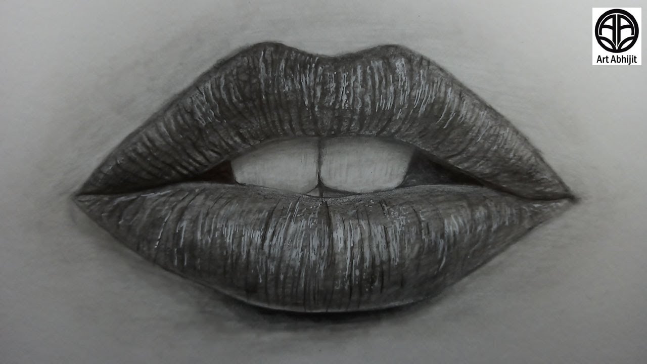 How to draw lips | Step by Step to draw Lips - YouTube