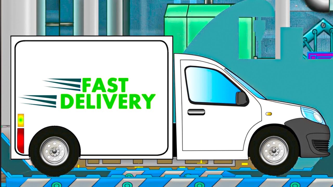 Fast Delivery Truck + More Vehicle Transformation Animated Videos for ...