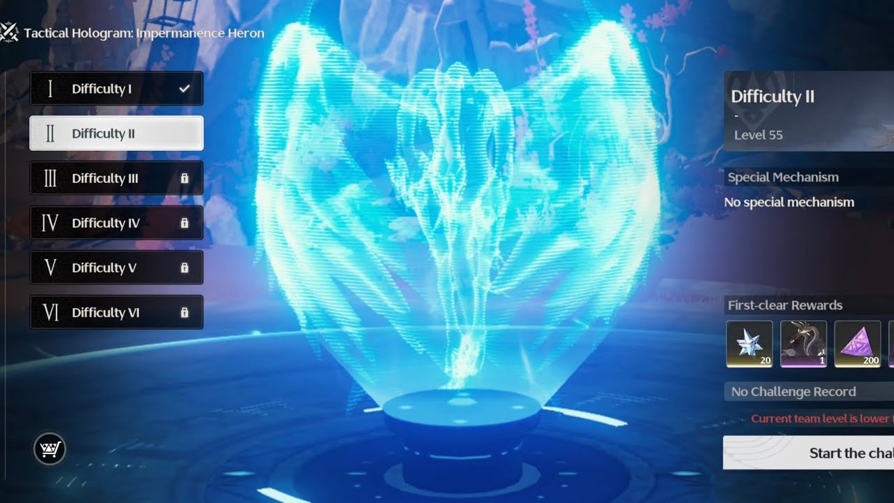 Tactical Hologram: Impermanence Heron (Difficulty II) - YouTube