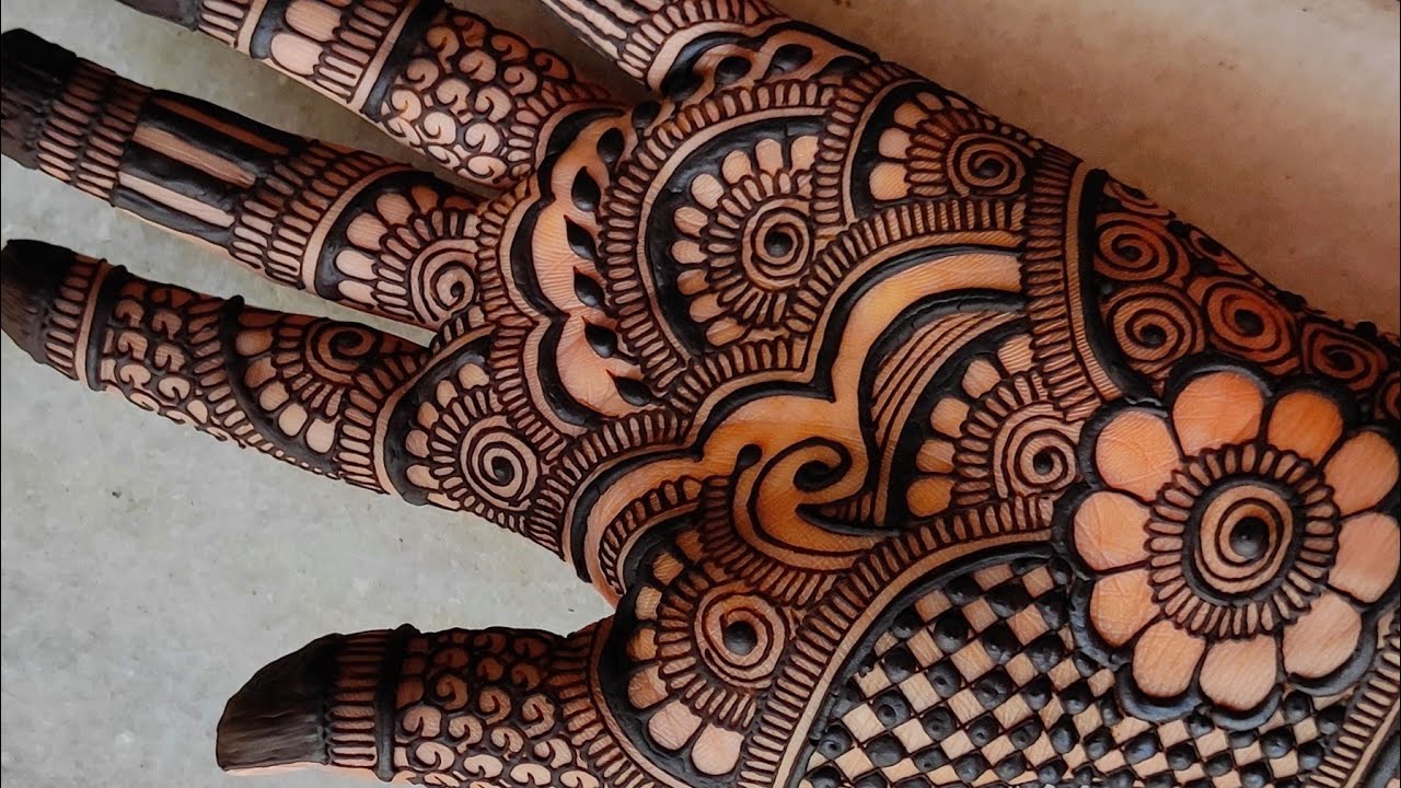 Front hand mehndi design | mehandi ka design | mehndi designs | mehndi ...