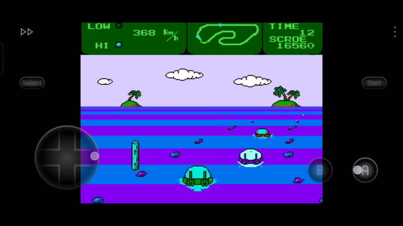 BOAT-RACE HACK F1 RACE NES GAMEPLAY ON ANDROID - YouTube