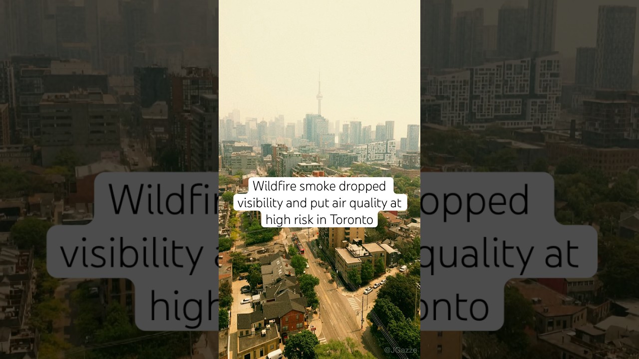 Wildfire smoke has caused hazy low visibility and high risk air quality ...