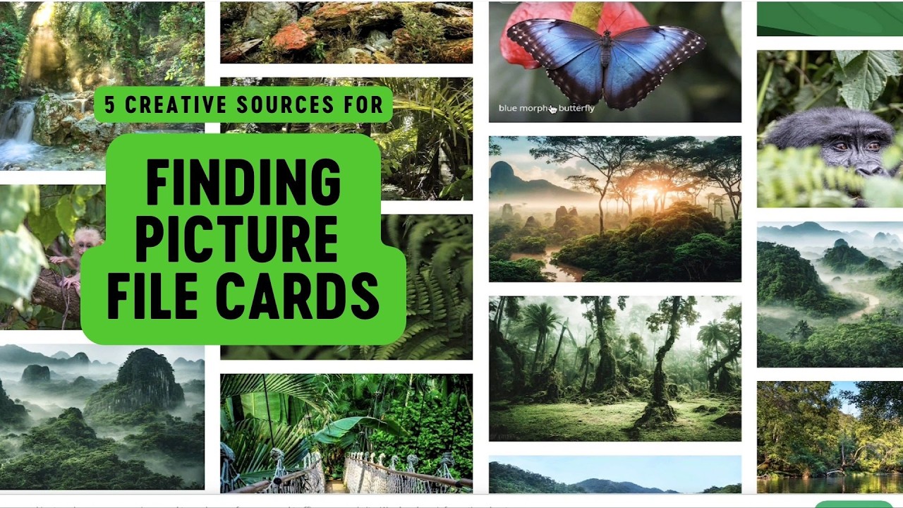 5 Creative Sources for Finding Picture File Cards! - YouTube