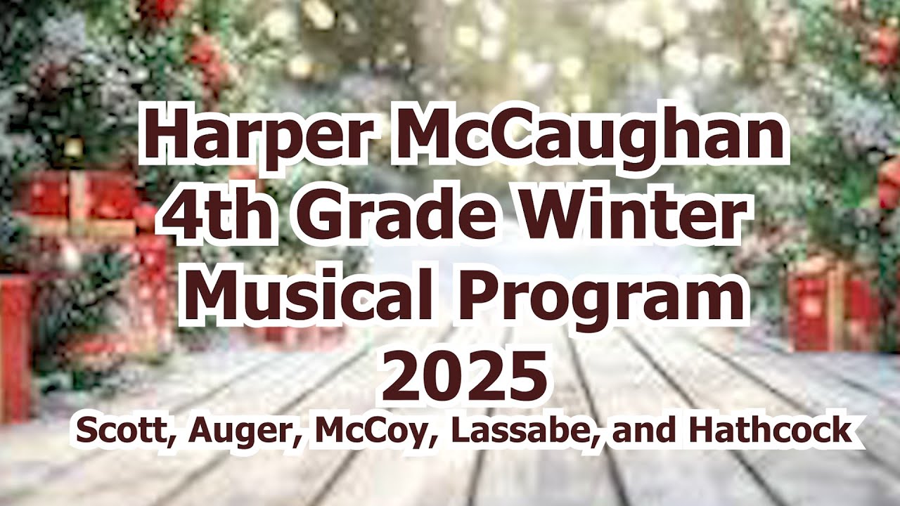 HMES Winter Musical Dec 4th , 2025 - YouTube