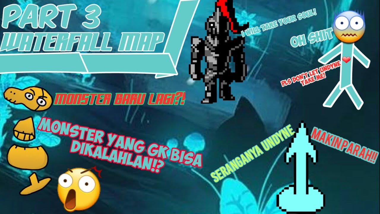 Undertale gameplay part 3 waterfall map - YouTube