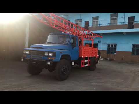 Truck mounted soil sampling drilling rig - YouTube