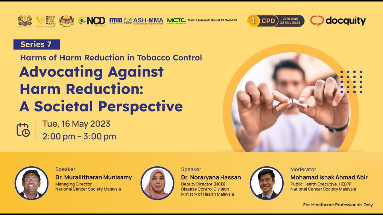 Advocating Against Harm Reduction A Societal Perspective - YouTube