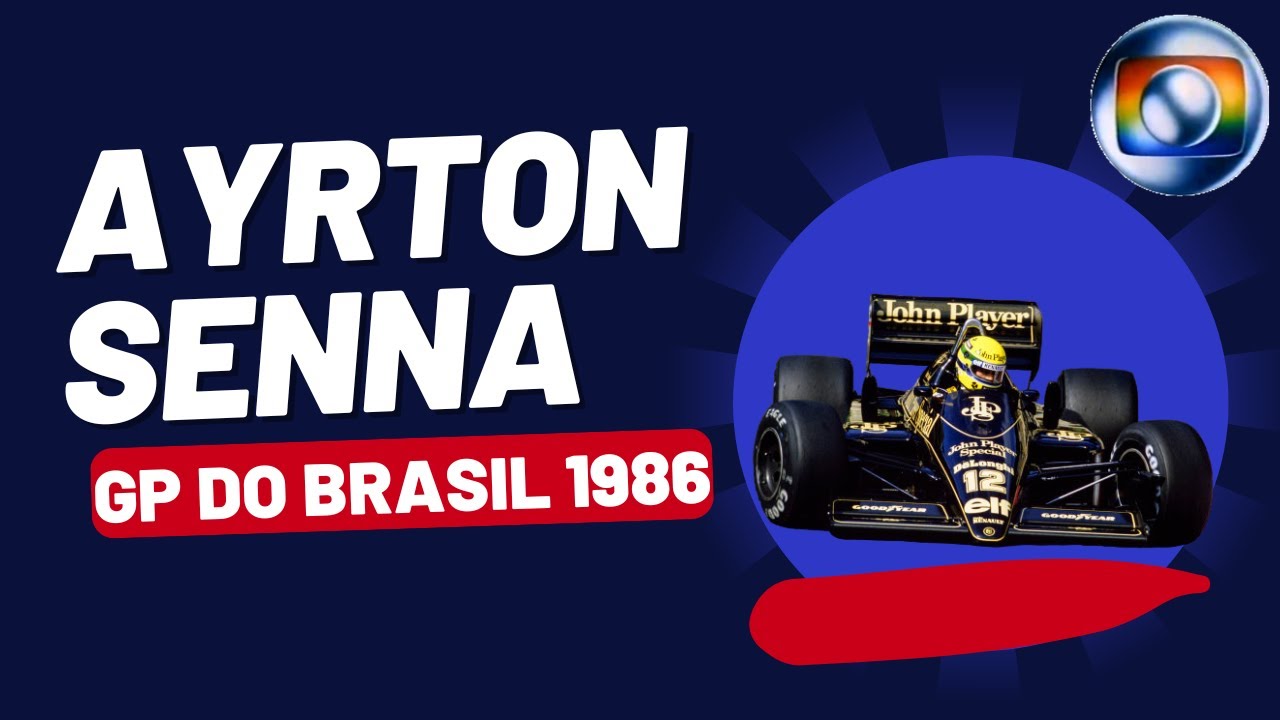 Ayrton Senna corrida histórica GP do Brasil ,F1 1986 - YouTube