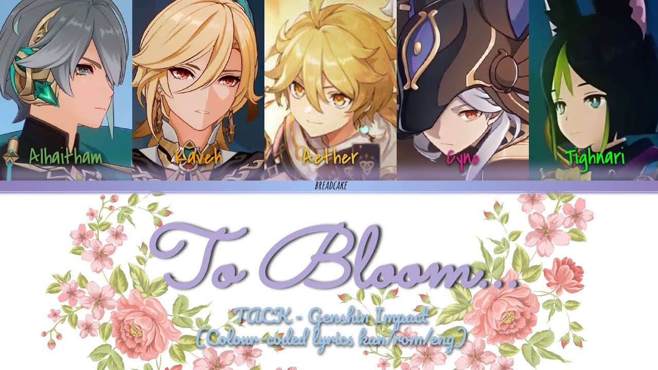 How would Sumeru males (and aether) sing To Bloom? (Genshin Impact ...