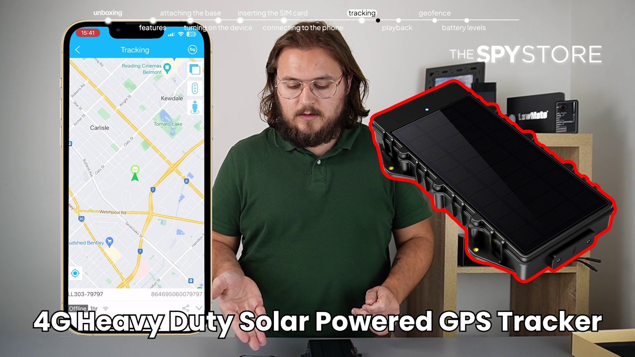 UNLIMITED Battery Life! The 4G Heavy Duty Solar Powered GPS Tracker ...
