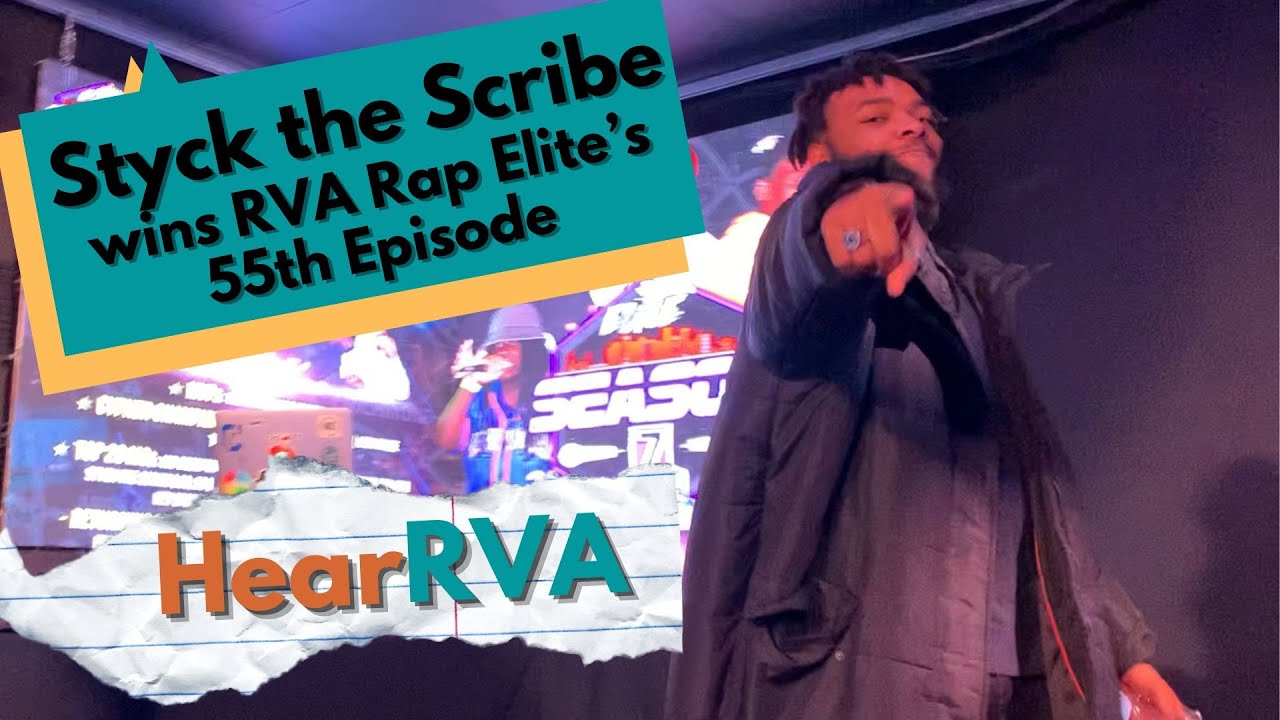 Styck the Scribe wins his first RVA Rap Elite open cypher at Ember ...