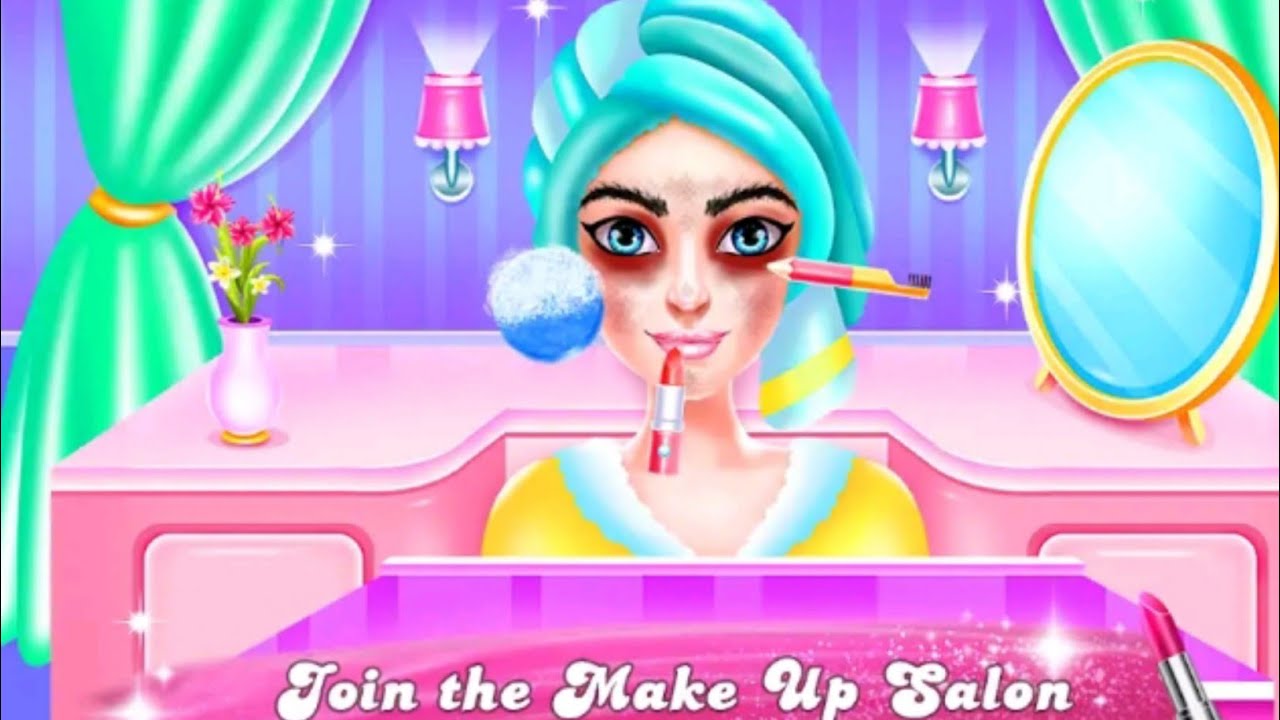 Goin The Make Up Salon Makeup Animation For Face - YouTube