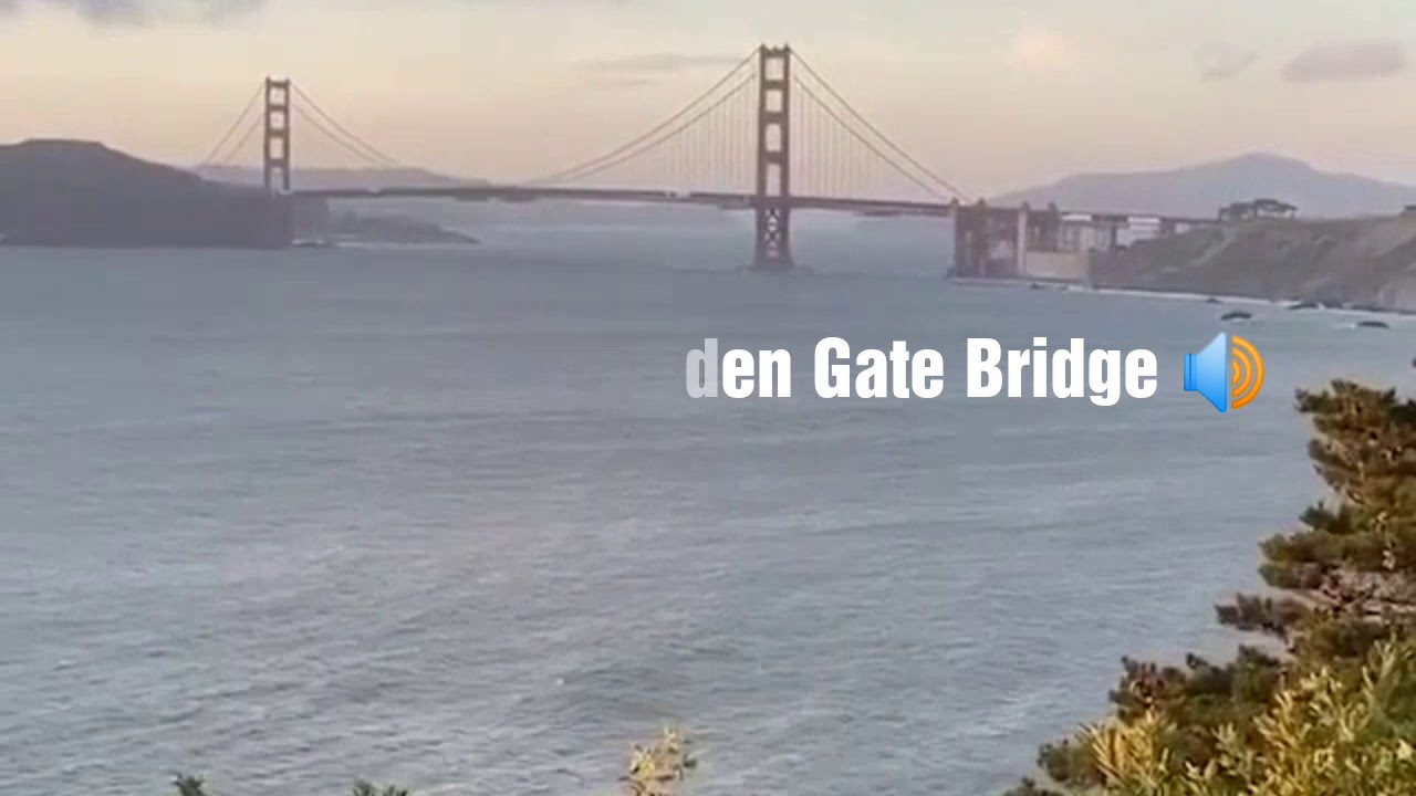 THE SOUND OF THE GOLDEN GATE BRIDGE 'SINGING' IS HEARD ACROSS SAN ...