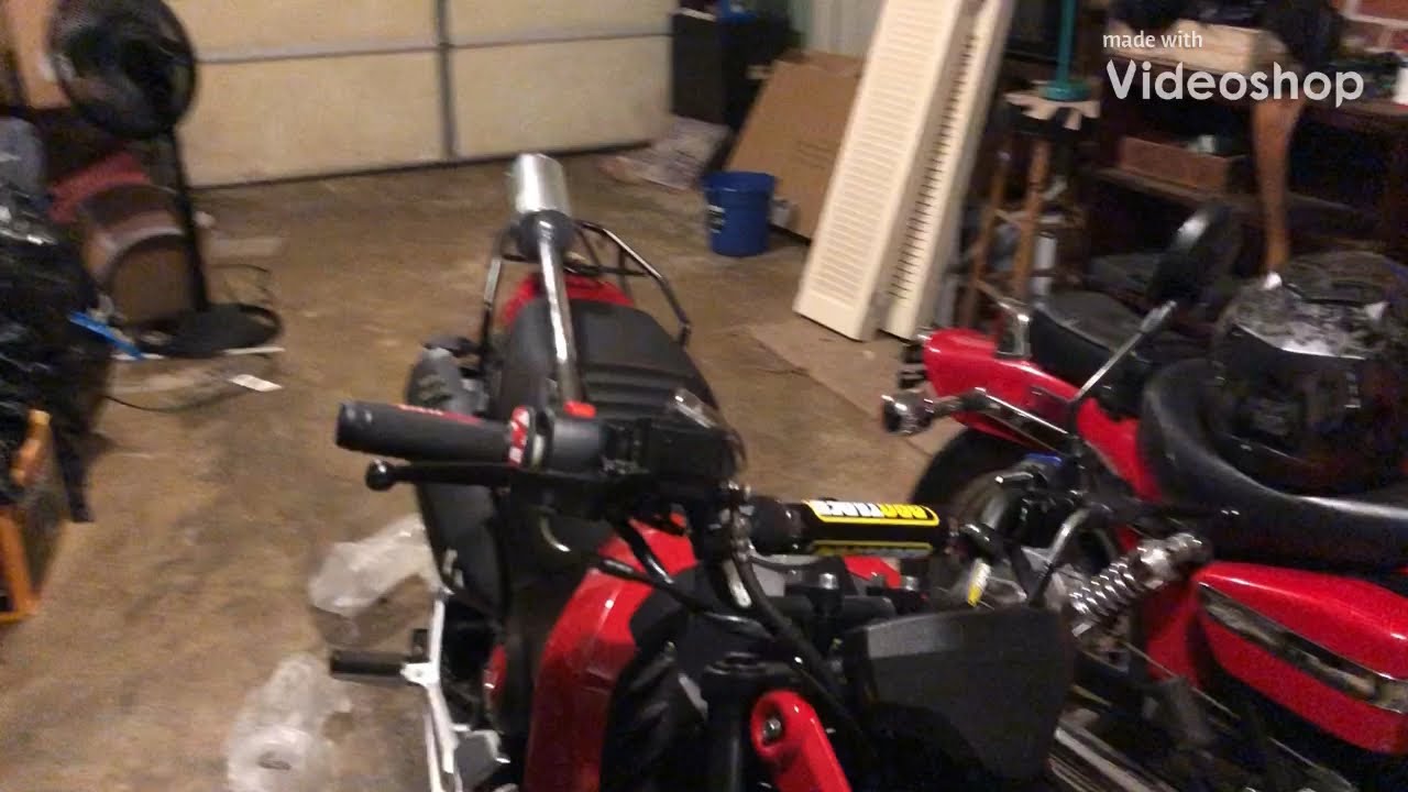 Vader 125cc exhaust and headlight mod - YouTube