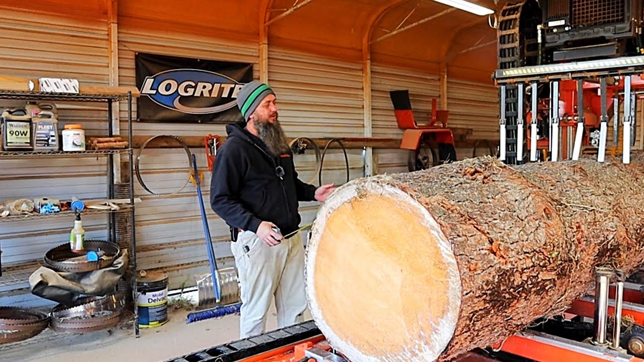 This Log Was Bigger Than I Expected &Big Sawmill Announcement - YouTube