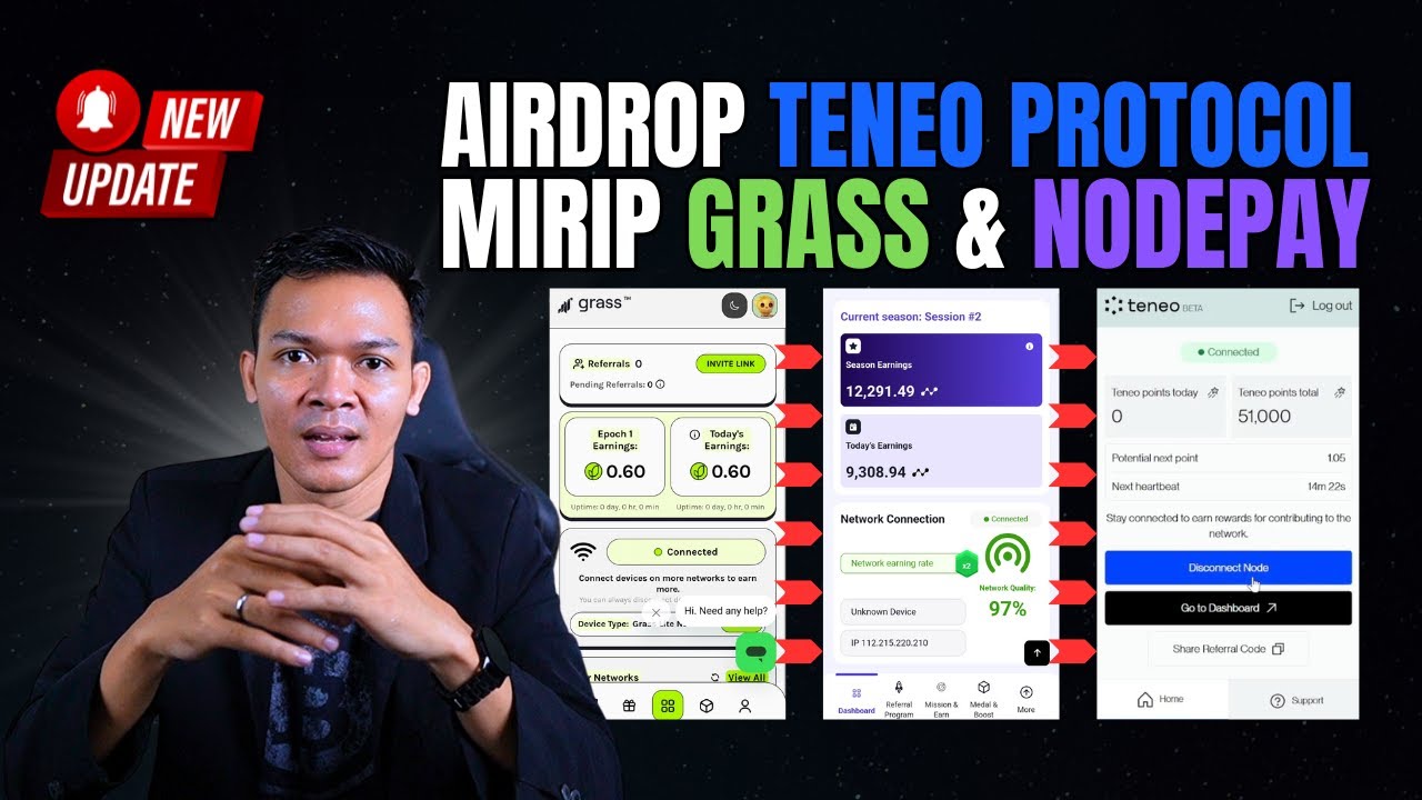 Cara Garap Airdrop DEPIN Teneo Protocol - YouTube