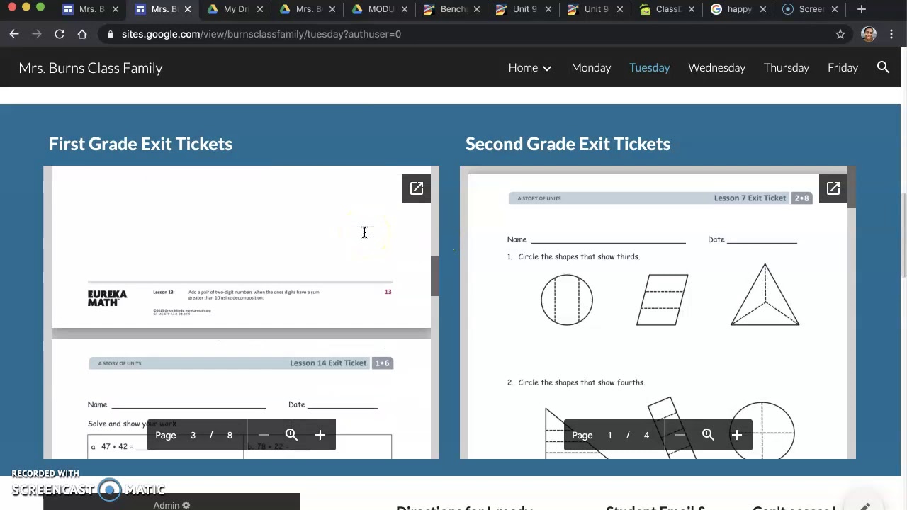 Math Exit Ticket Packets YouTube Math Exit Ticket Packets YouTube