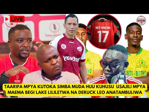 🚨uchambuzi wakina,TAARIFA MPYA NDANI YA SIMBA NEO MAEMA KUTAMBULISHWA ...