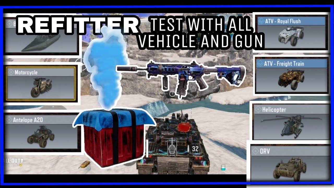 Testing REFITTER with all weapon and vehicle - YouTube