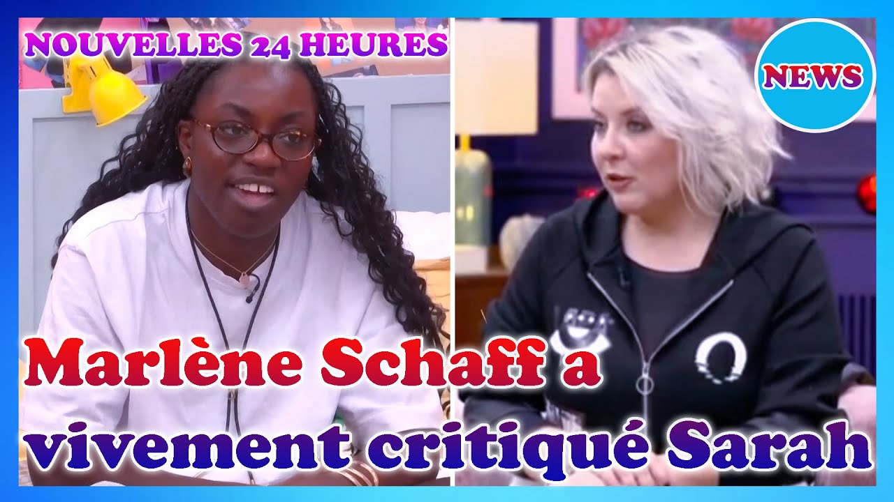 🌟 « Marlène Schaff avertit soudainement Sarah et provoque le chaos à la ...