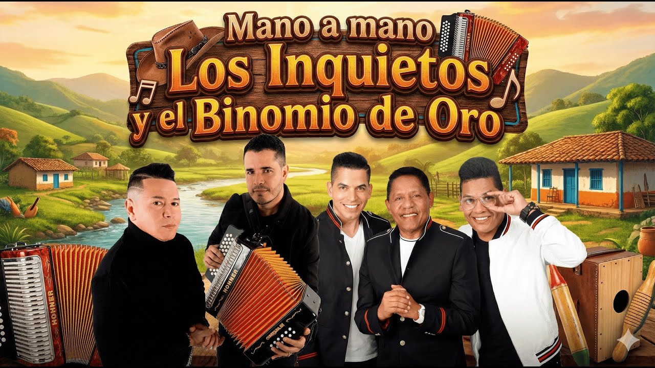 DOS GIGANTES DEL VALLENATO: Binomio de Oro & Los Inquietos (Mix ...