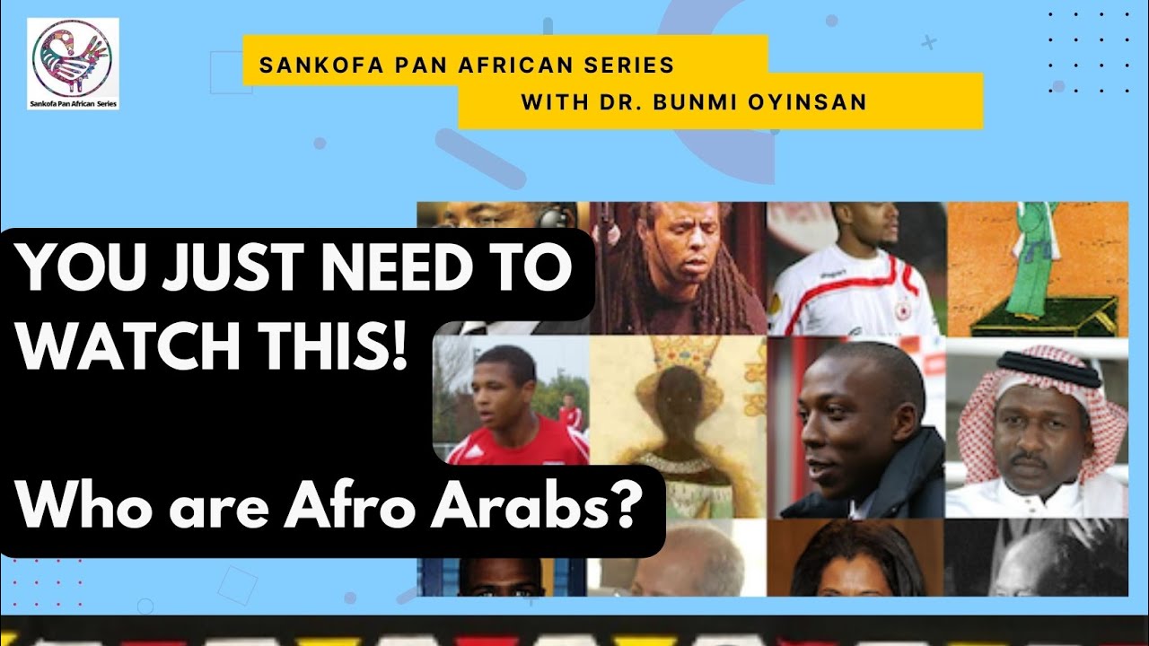 Who are Afro Arabs? - YouTube