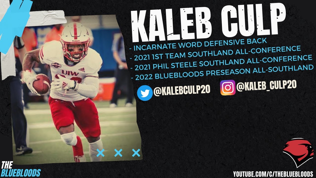 Kaleb Culp (Incarnate Word DB) Interview | The Bluebloods - YouTube