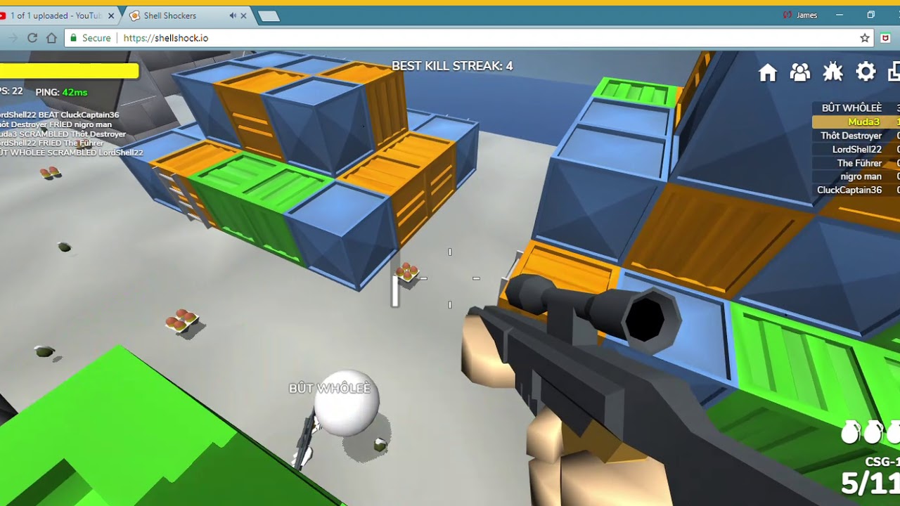 Shell Shockers - Playing with Friends Episode 1 - YouTube