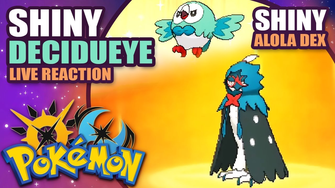Shiny Decidueye after evolution of Rowlet in 258 eggs! Alolan dex #3 ...