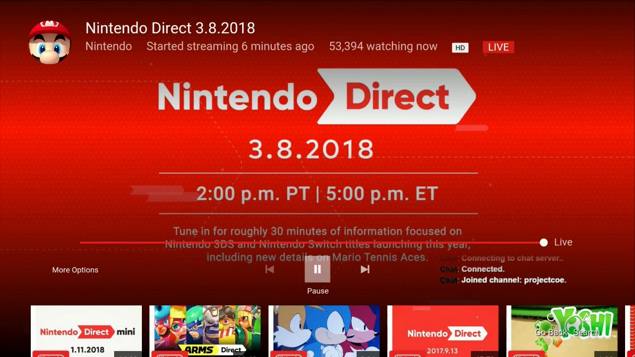 Nintendo Direct Live Commentary - YouTube