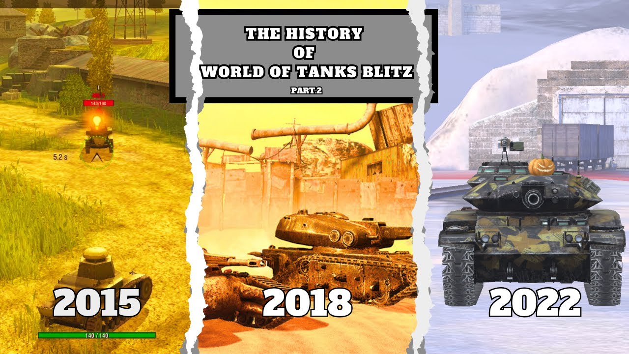 The HISTORY of WORLD OF TANKS BLITZ part.2 || 2016 - 2018 - YouTube