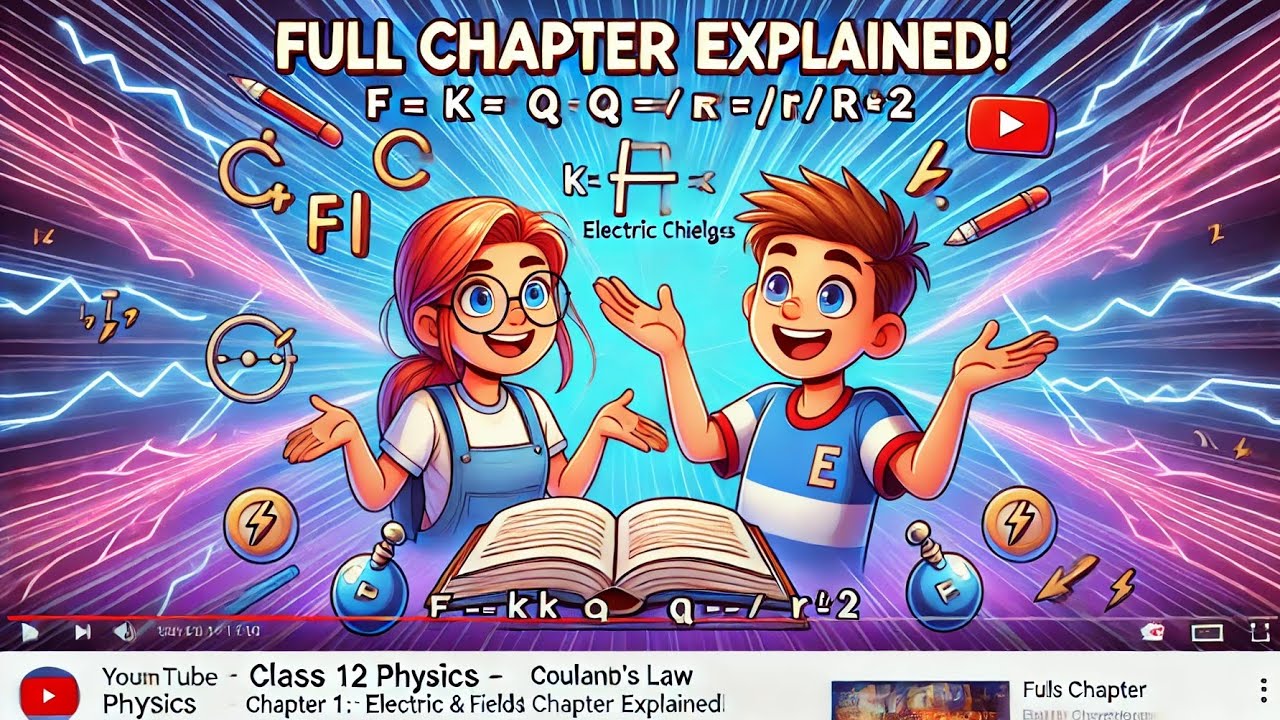 "Class 12 Physics | Chapter 1: Electric Charges & Fields | Full ...