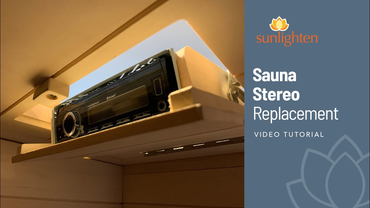 Sauna Stereo Replacement - YouTube