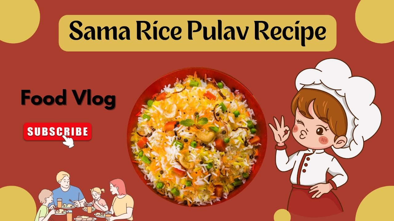 Upvas & Vrat ka pulao | samak ke chawal pulao recipe | sama rice pulao ...