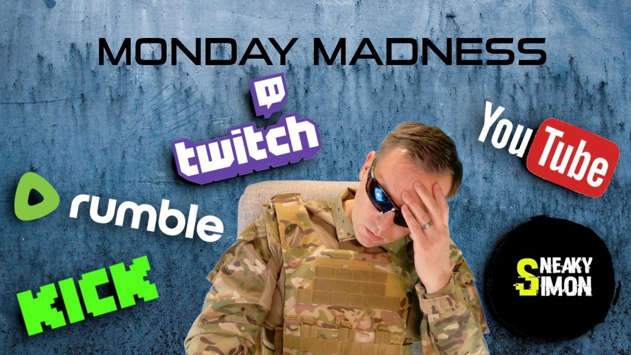 LIVE - Sneaky Simon (DAY10) - MONDAY MADNESS - YouTube