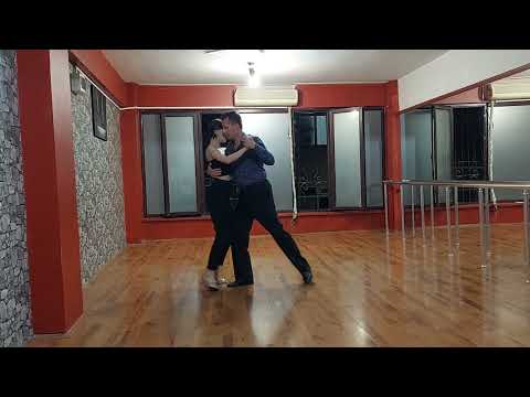 kapalı tutusta dans bitiris pozu - tango - milonguero stil...