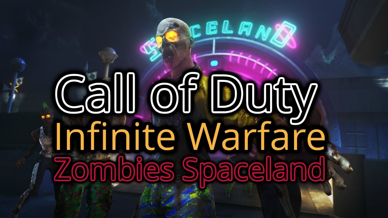 Call of Duty Infinite Warfare Zombies and Clowns (Spaceland) - YouTube