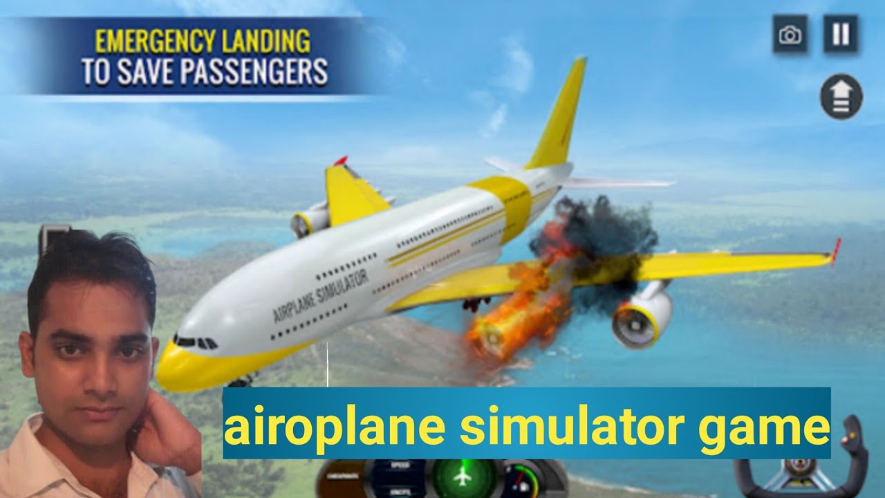 airoplane simulator game flying plane video game #gaminghandel - YouTube