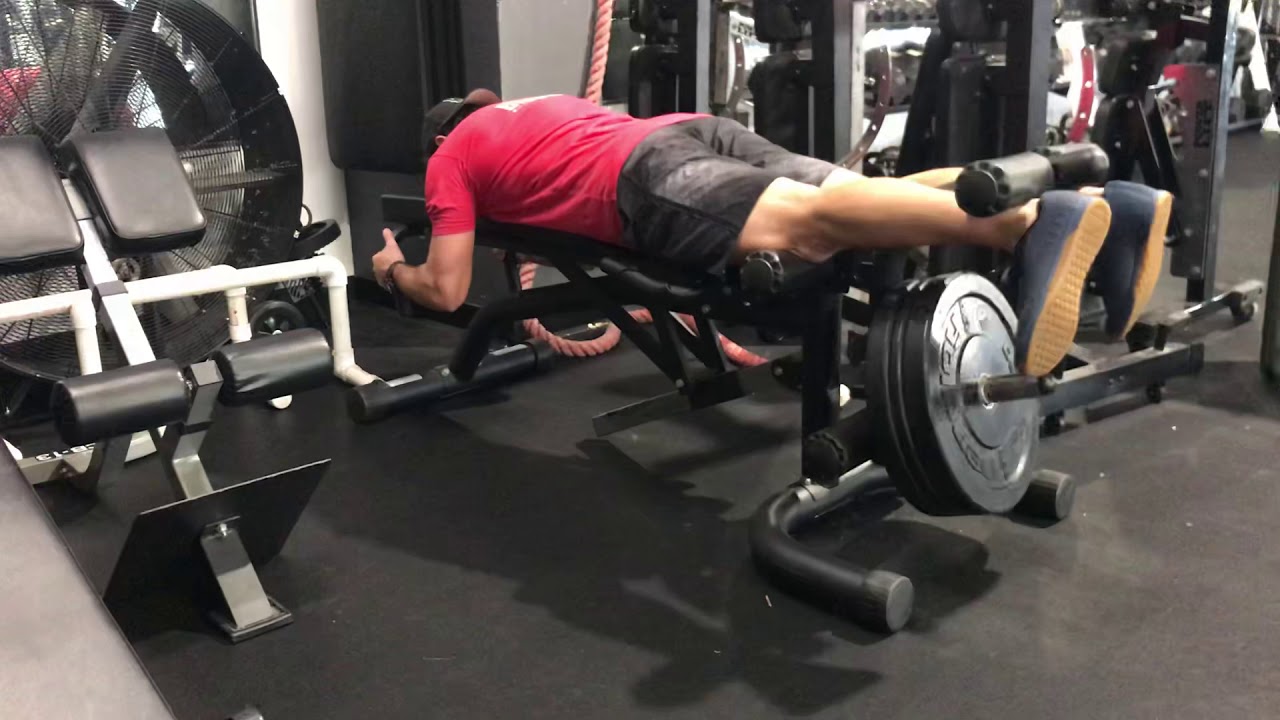 Prone Leg Curl - YouTube