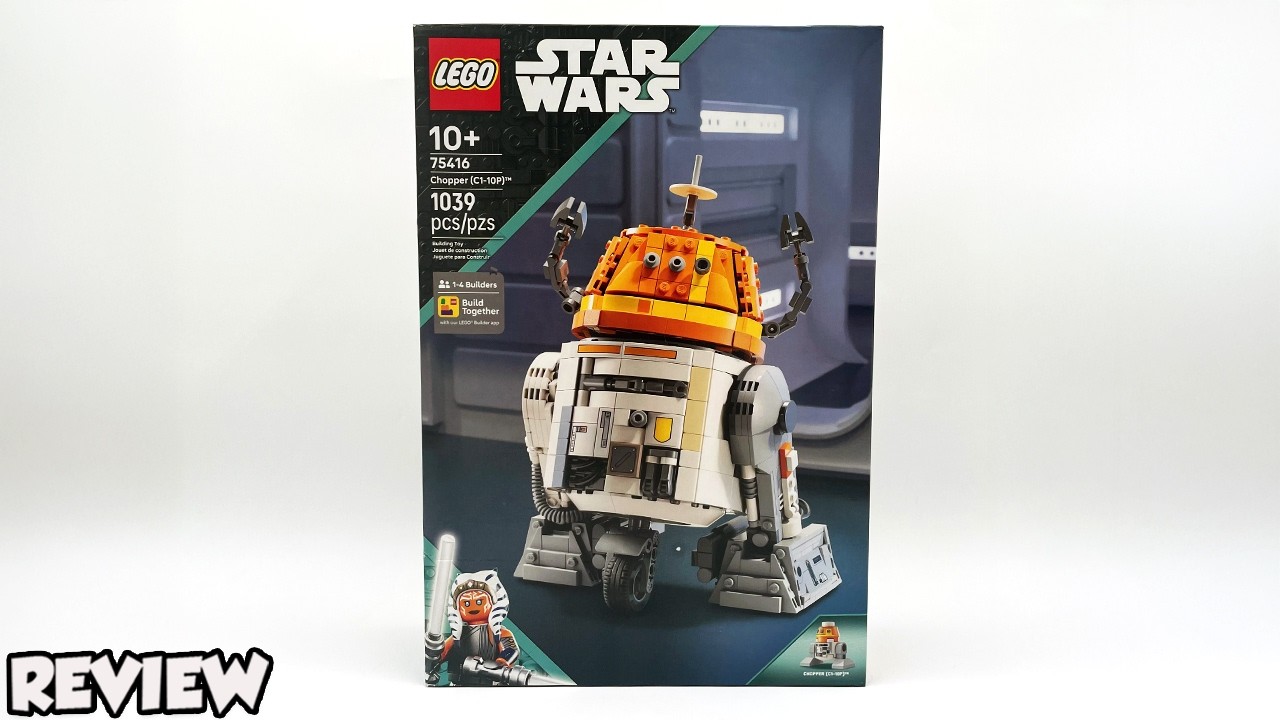 LEGO Star Wars 75416 CHOPPER (C1-10P) ASTROMECH DROID Review! - YouTube