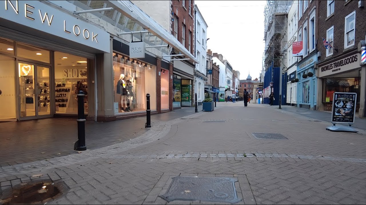 Walking Around Worcester, Worcestershire, England Thursday 12th October ...