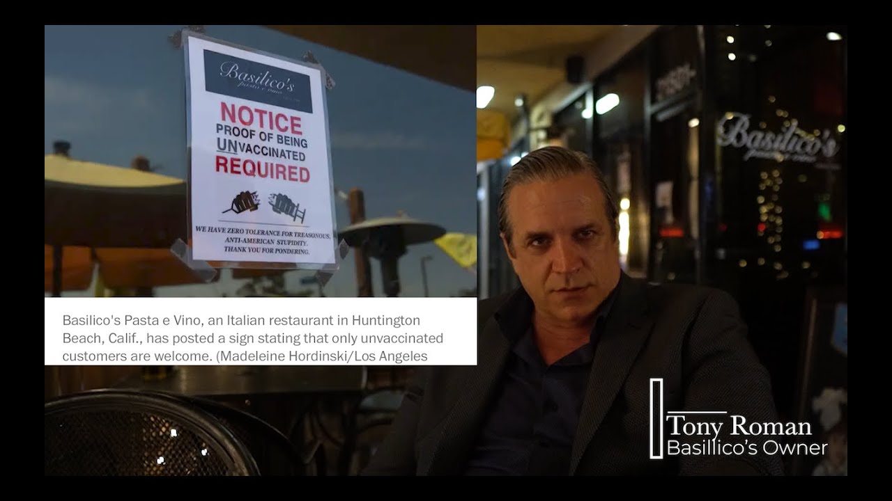 Tony Roman Full Interview | Basilico's Huntington Beach - YouTube