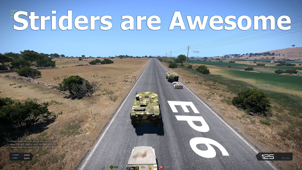 Arma 3 Adventures: Striders are awesome. - YouTube
