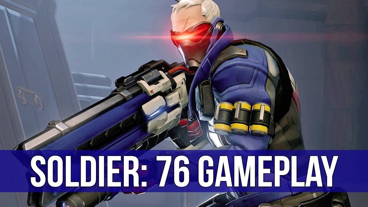 Overwatch Beta: Soldier: 76 Gameplay! - YouTube