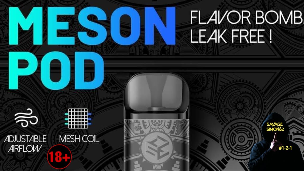 STEAMCRAVE MESON POD DEVICE REVIEW 🔞 #steamcrave #poddevice # ...