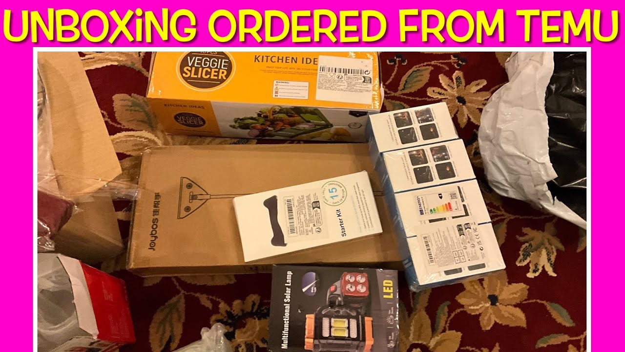 Unboxing Ordered from TEMU #package #temu #unboxing - YouTube