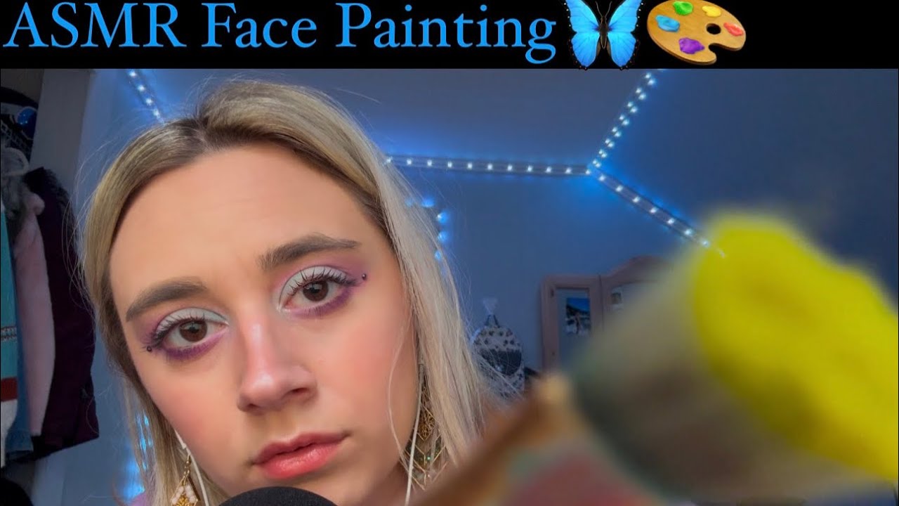 ASMR Face Painting 🎨 🖌️ - YouTube